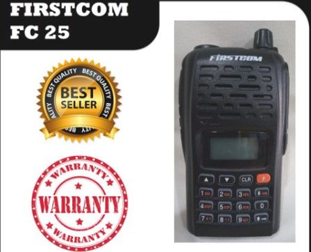 HT FIRSTCOM FC 25 5 Watt, FC-25 Dual Band VHF UHF Radio Komunikasi FC25 setara FC27 | Lazada ...