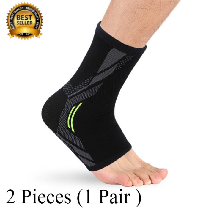 1 Pair Sport Football Basketball Ankle Compression Elastic Gear Elastic ...