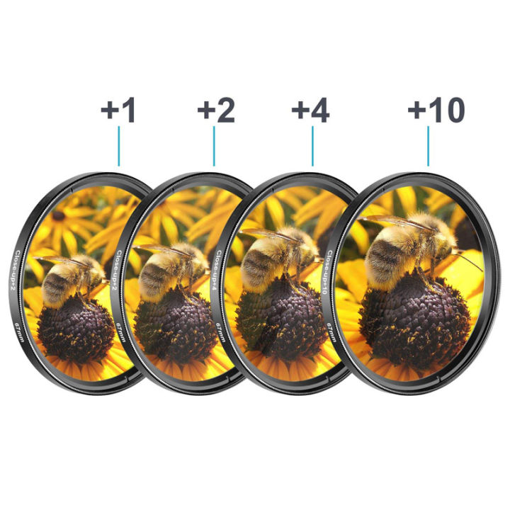 Close Up Macro Filter +1 +2 +4 +8 +10 Close-UP 49 52 55 58 62 67 72 ...