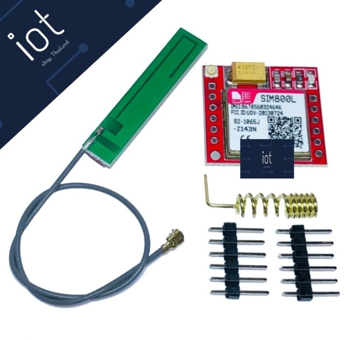 โมดูล GSM/GPRS 2G SIM800L Module With PCB Antenna พร้อมเสาอากาศ ...