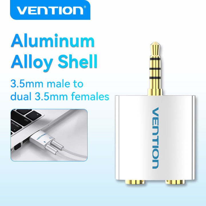 3.5mm audio converter adapter one point two couples headset mobile ...