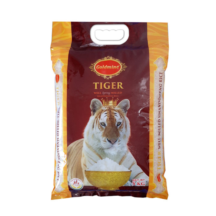 Goldmine Tiger Well Spring Milled Sinandomeng Rice 5KG | Lazada PH