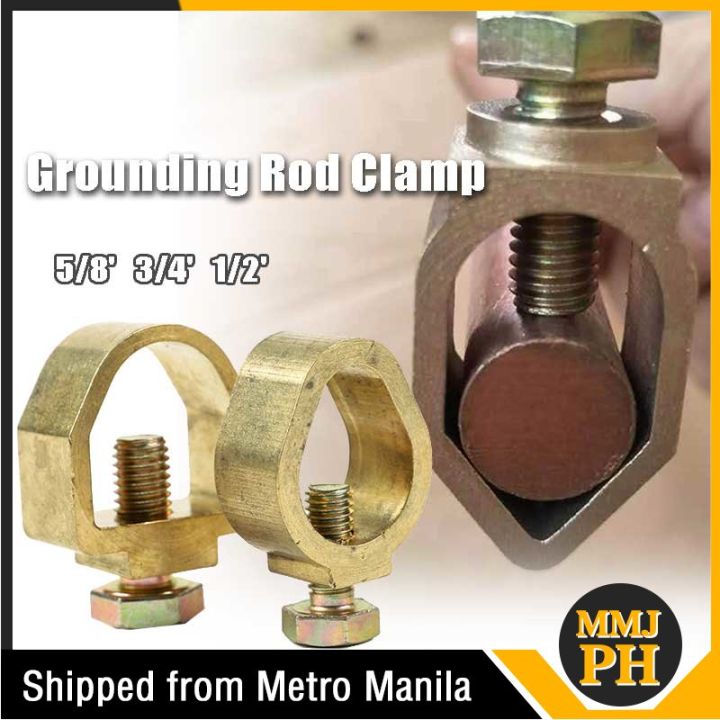 Ground Rod Clamp Ring Clamps - 1/2" - 5/8" - 3/4" For Rod Grounding ...