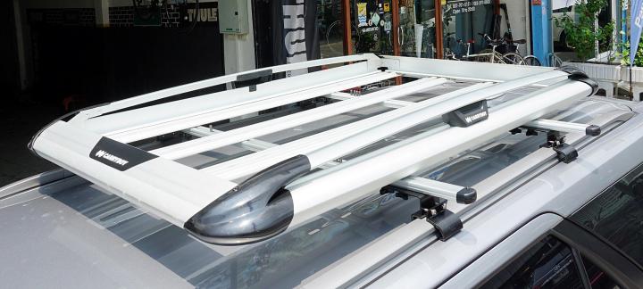 แร็คหลังคา Carryboy CB550-02 สีเงิน สำหรับรถ Pajero 2016-2024 New ...