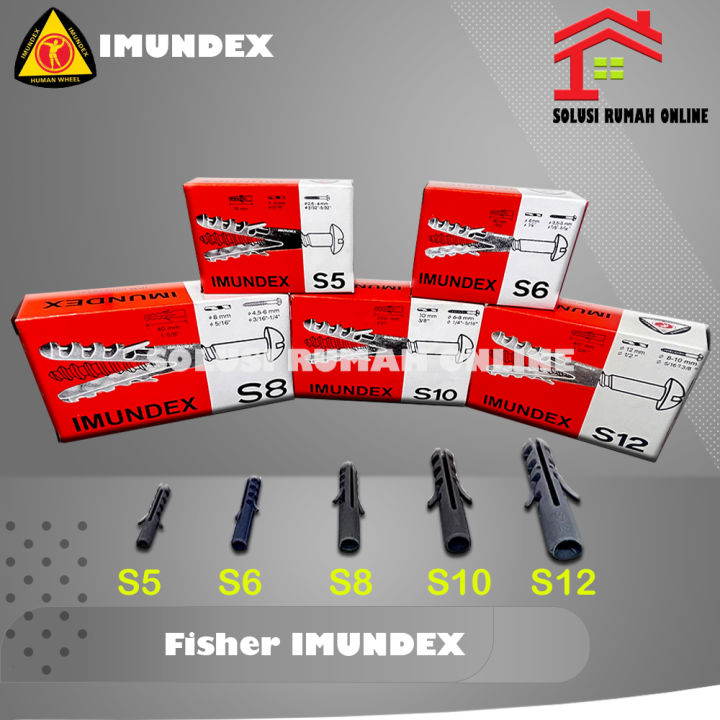Fisher IMUNDEX / Fiser Paku Tanam Tembok / Viser Lubang Dinding ...