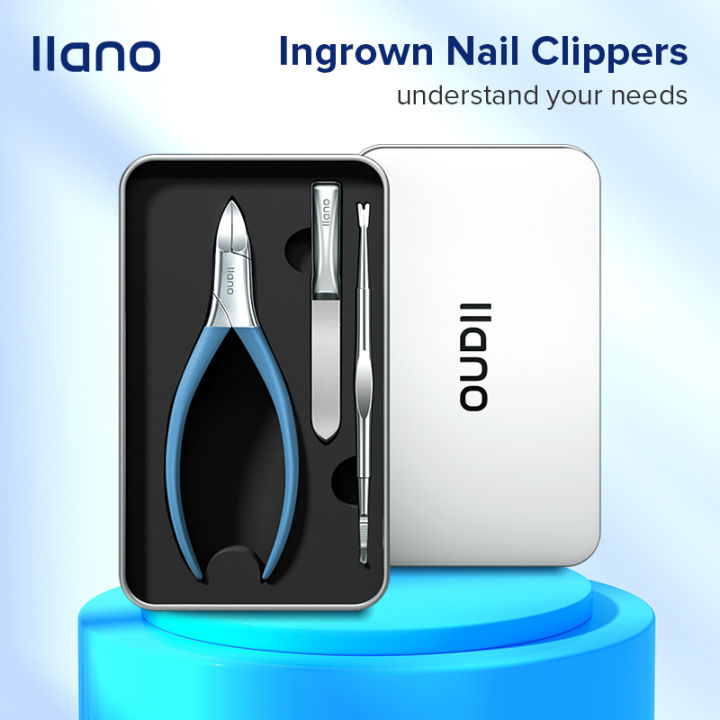 llano Ingrown Nail Clippers Toenail Cutter Stainless Steel Pedicure ...
