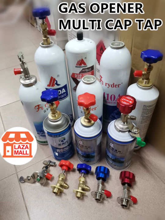 GAS OPENER MULTI OPENER R22 / R134A/ R410A/ R32 / R600 /R12 CAP TAP ...