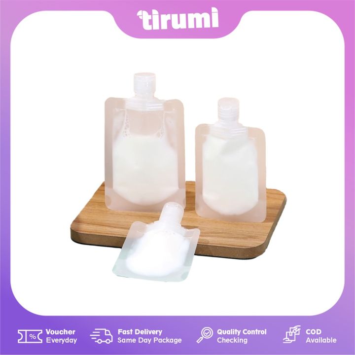 BOTOL REFILL Travel Tempat Sabun Cair Lotion Plastik Fliptop Serbaguna ...