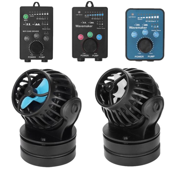 Propeller Aquarium Wave Maker Pump Silent Wavemaker DC Water Pump RW SW SOW For Marine Coral ...