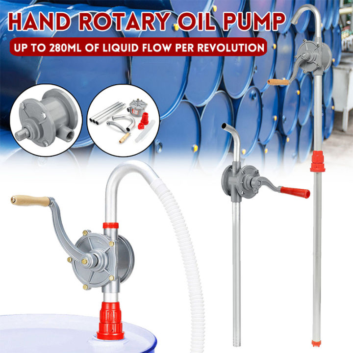 【20mm/32mm】Oil Pump Fuel Pump Manual Hand Pressure Type Pump Oil Rotary Hand Pump Fuel Pumps ...