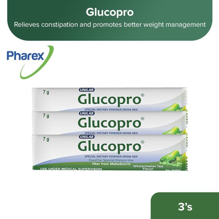 Glucopro® 3 Sachets - Relieves constipation and Promotes Weight ...