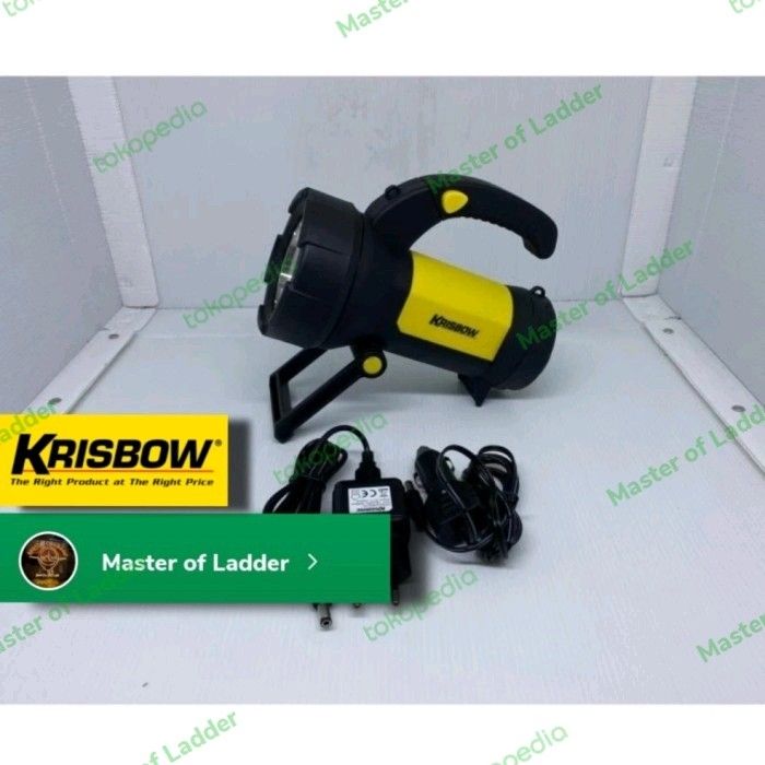 Krisbow Lampu senter Sorot LED Recharge 200 lumen 380 meter | Lazada ...