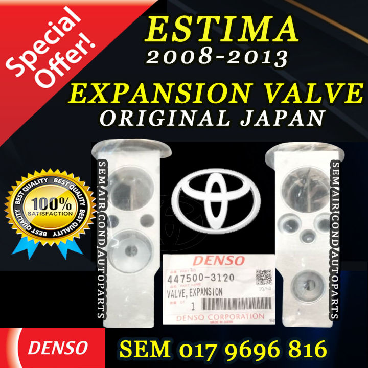 TOYOTA ESTIMA ACR50 2008-2013 YEAR FRONT ORIGINAL JAPAN DENSO EXPANSION/ EXPENSION VALVE (CAR ...