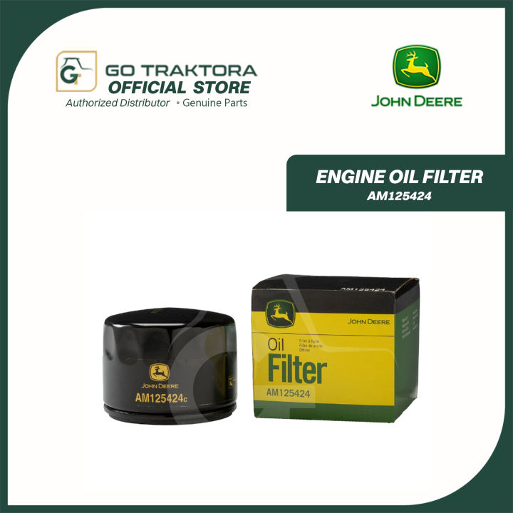 John Deere Engine Oil Filter (AM125424) for John Deere Lawn Mower S100 ...