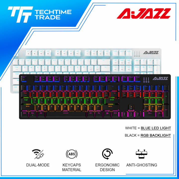 Ajazz Robocop 104 Keys Dual Mode 2.4G Wireless Gaming Mechanical ...