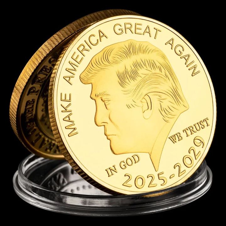 Donald Trump 2025-2029 Make America Great Again Commemorative Coins US ...