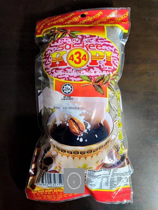 KOPI 434 MUAR 20uncang (black coffee) kopi o kosong 麻坡 434 黑咖啡 传统咖啡 ...
