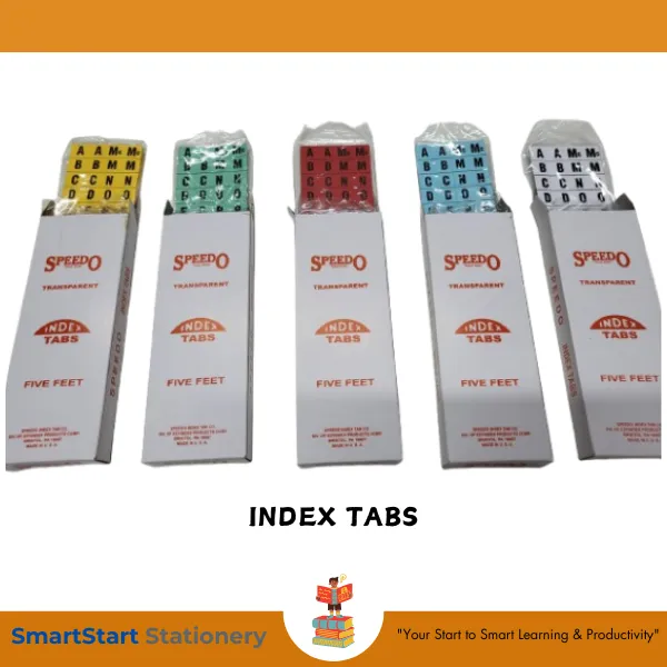 INDEX TABS TABBINGS SPEEDO SOLD PER BOX (5SETS) | Lazada PH