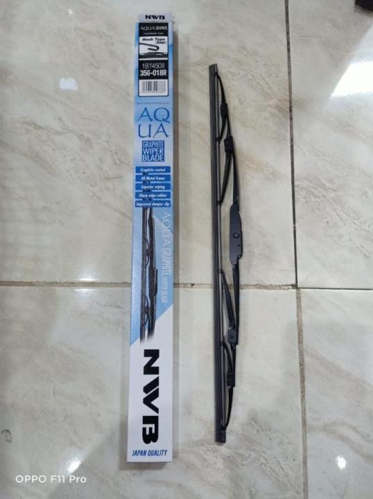 BAYAR COD - WIPER MOBIL BLADE AQUA GRAPHITE 18” NWB JAPAN (MODEL STANDARD) . | Lazada Indonesia