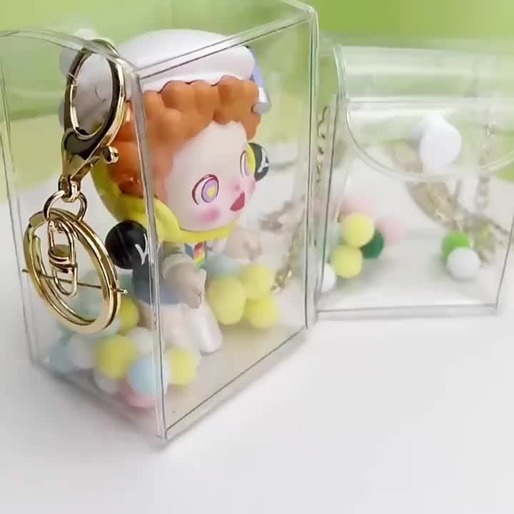 กระเป๋าเก็บกล่อง Blind Bubble Mart pvc กระเป๋าแขวนโปร่งใสกระเป๋าแขวน ...