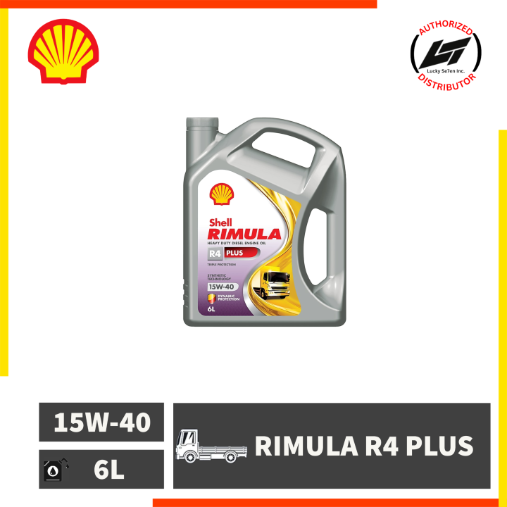 Shell Rimula R4 Plus 15W-40 6L | Lazada PH