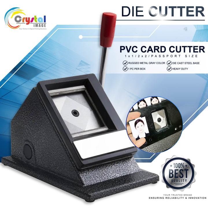 Officom ID & Passport Photo Cutter Heavy-Duty | 1x1 & 2x2 Die-Cut ...
