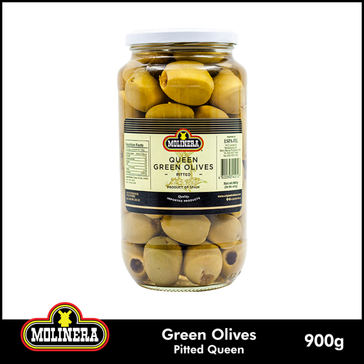 Molinera Green Olives Pitted Queen 935g | Lazada PH