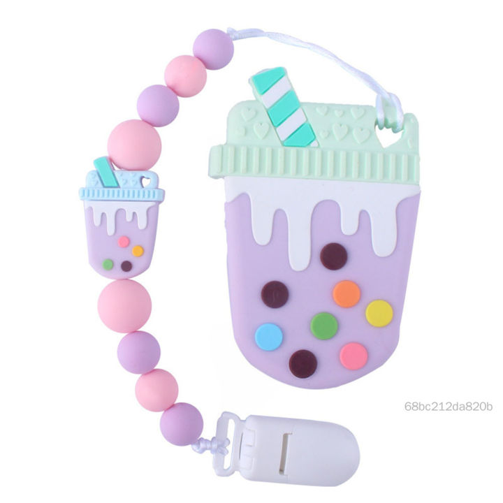 Baby Silicone Pacifier Chain More Safety and Reusable Odor-Free ...