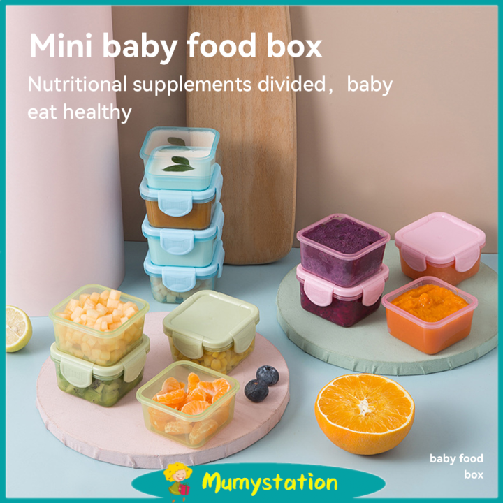 Mumystation 60ML Baby Food Box Snack Milk Powder Storage Cups Container ...