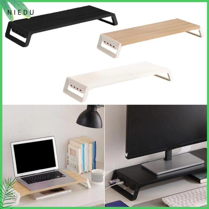 NIEDU with USB Ports Computer Monitor Stand Pressure-Resistant ...