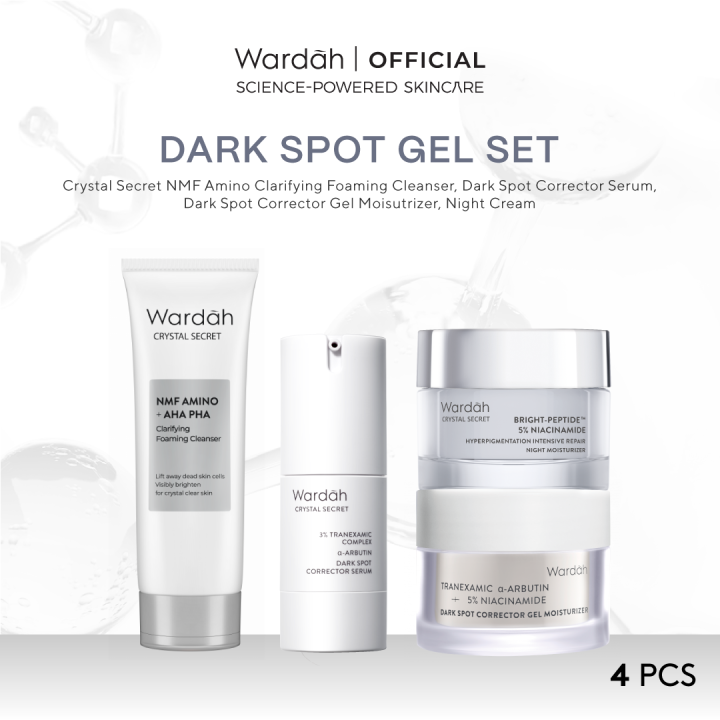 WARDAH Paket Essential - Serum + Moisturizer + Cleanser - Azeclair Acne ...