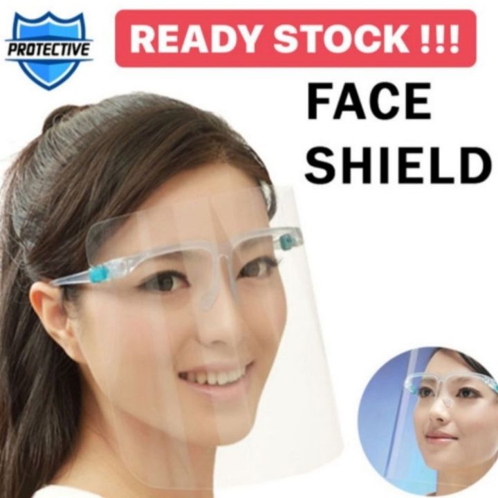 FACE SHIELD KACAMATA ORBITAL MASK/ FACESHIELD - hijau | Lazada Indonesia