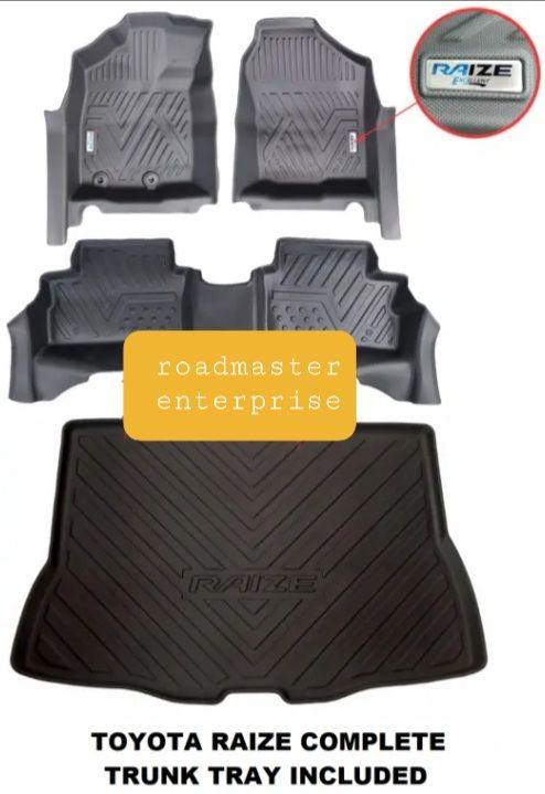 2022 - 2024 Toyota Raize Deep Dish Matting - EXCELLENT BRAND - 5D ...