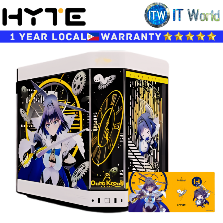 Itw | Hyte Computer PC Case Ouri Kronii Y60 Mid-Tower Tempered Glass w ...