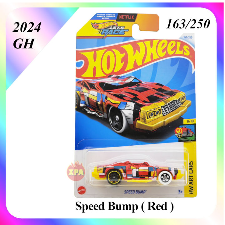 PROMO Hot Wheels Speed Bump ( Red - Netflix Lets Race ) 2024 HW Art ...