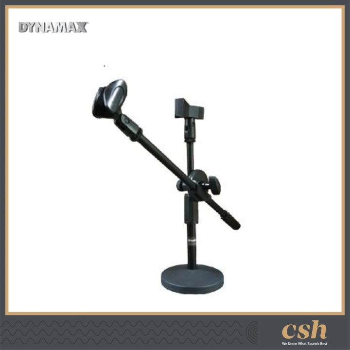 DYNAMAX MTS011 Adjustable Table Microphone Stand | Lazada
