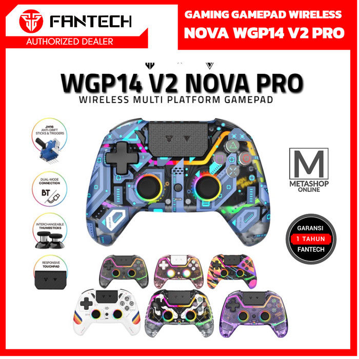Fantech Gamepad Wireless Hall Effect NOVA WGP14 V2 PRO PS4 PC Android ...