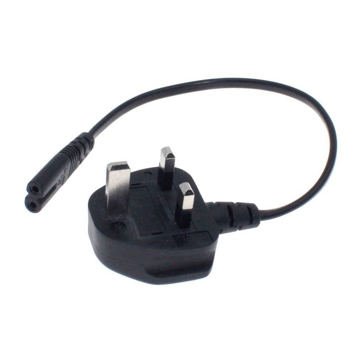 High Quality 3 Pin UK Plug Main Power Cable British C7 Figure 8 Power ...