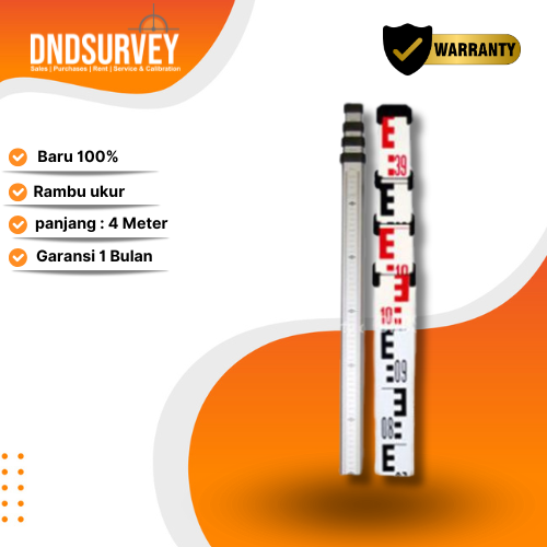 Rambu Ukur 4 Meter Waterpass Digital Theodolite | Lazada Indonesia