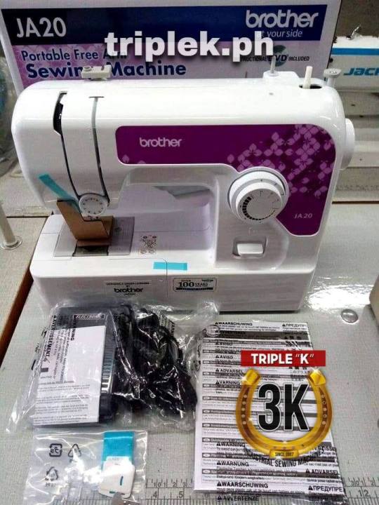 Triple K BROTHER JA20 portable household domestic sewing machine ...