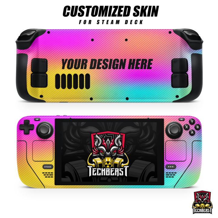 3M Steam Deck Custom Skin Wrap Vinyl Techbeast | Lazada PH