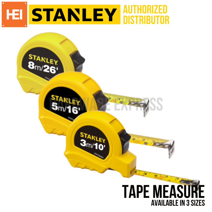Stanley Tape Measure Measuring Tape Metro 3M/10' (30-204) / 5m/16' (33 ...
