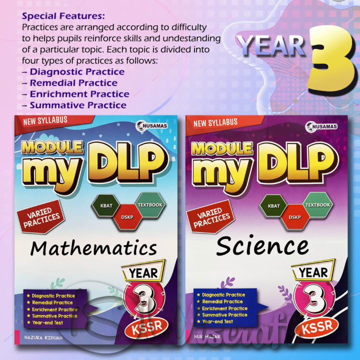 [IS] Module my DLP Mathematics Year 3 (Nusamas) | Lazada