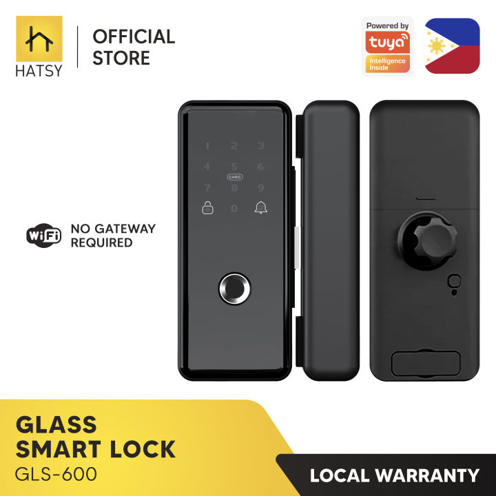 HATSY - NEW ARRIVAL, Wi-Fi Glass Smart Lock, Fingerprint, Passcode, IC ...