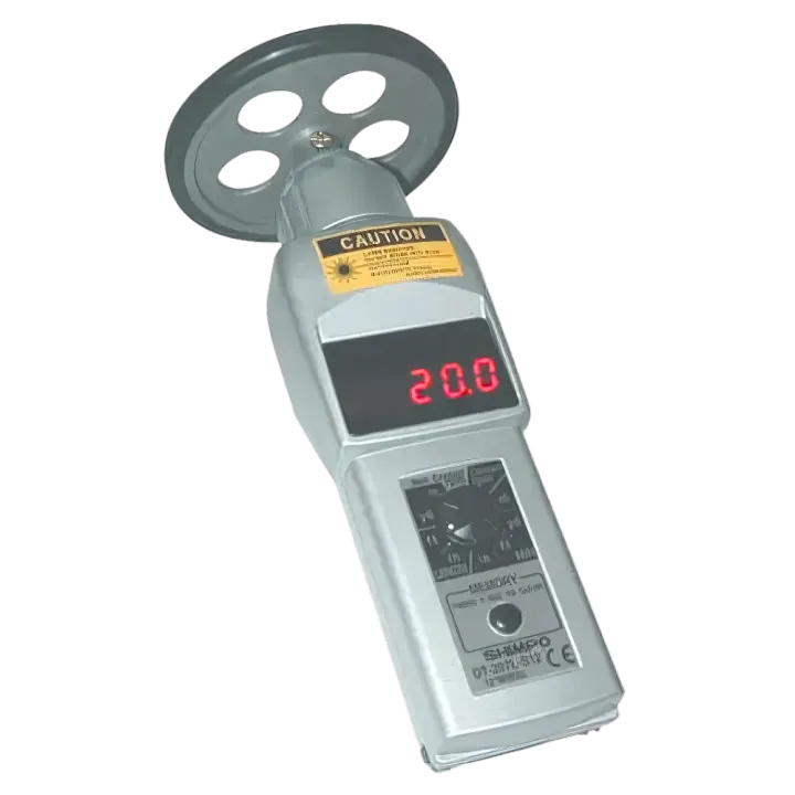 SHIMPO DT-207LR-S12 Non-contact/Contact Laser Tachometer (w/LED ...