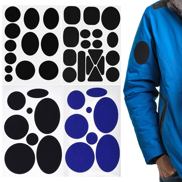 Self Adhesive Black Patches For Down Jackets Pants Clothes Repair ...