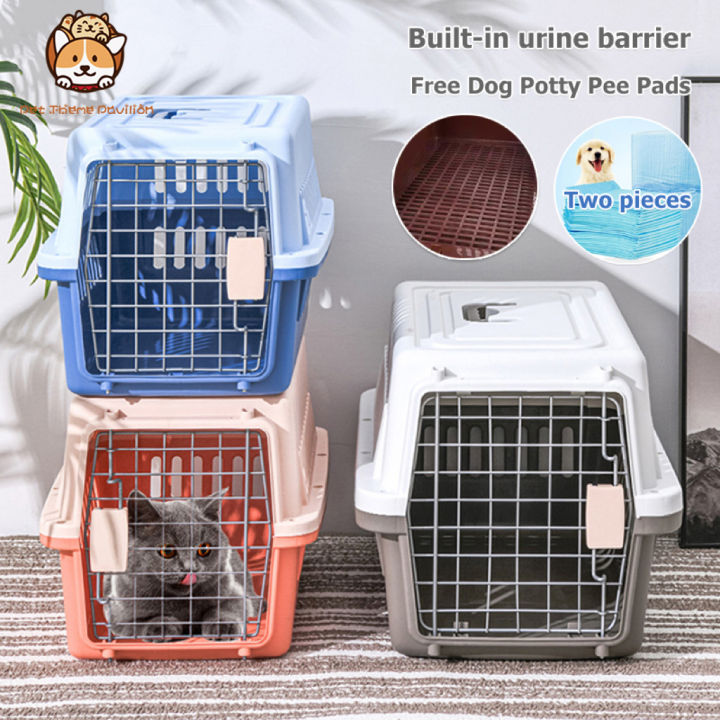 Pet Air Case Pet Travel Cage Portable Outdoor Pet Cage Airline Approved ...
