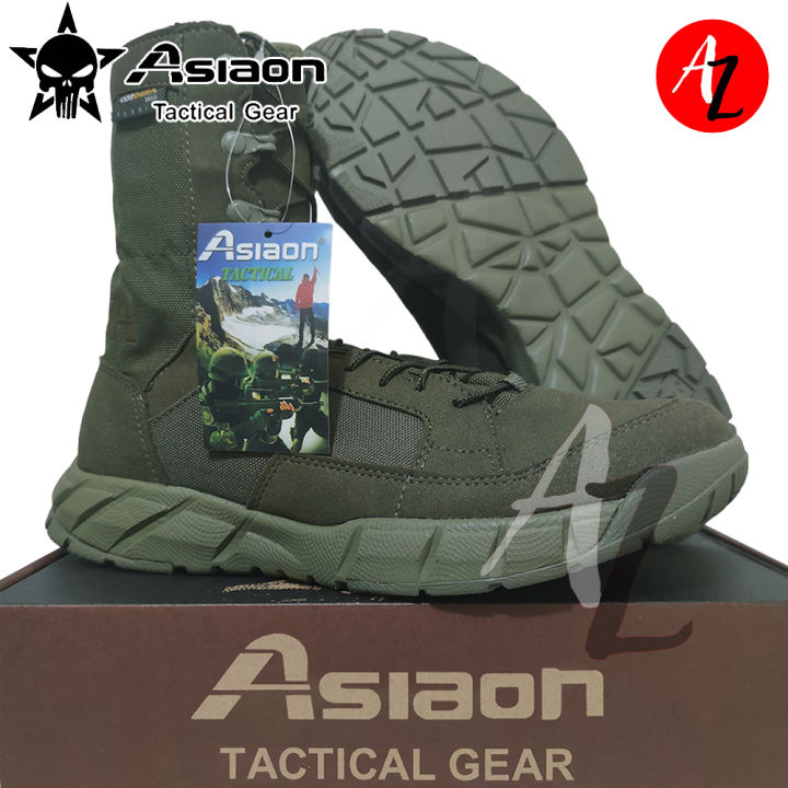 ASIAON 568 Lightweight 1000D Cordura Fabric Tactical Boots High Cut ...