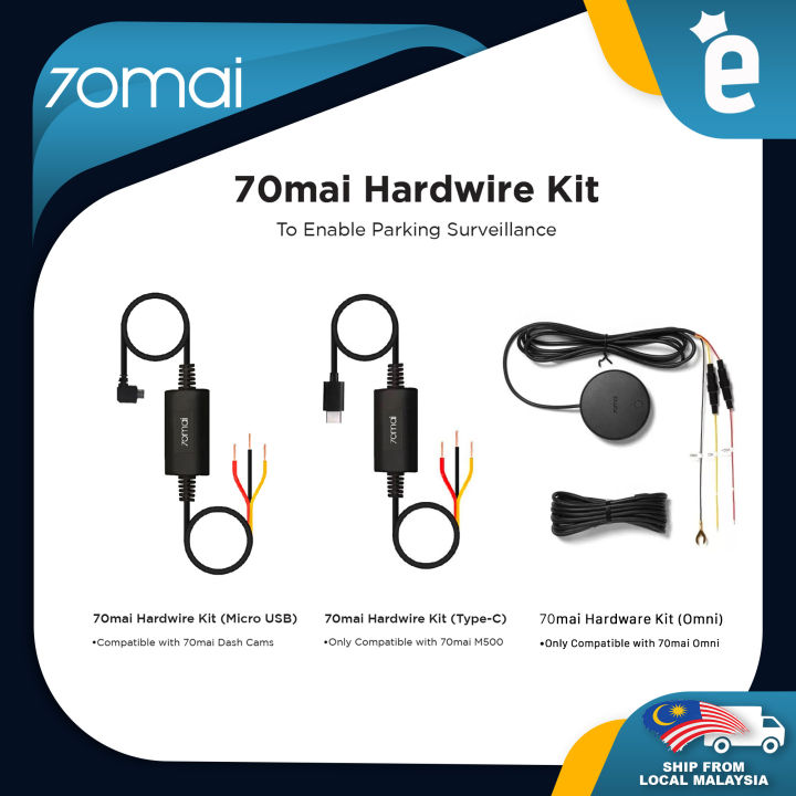 70mai Hardware Kit Hard Wire Fuse Kit | Lazada