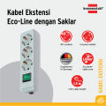 Brennenstuhl Eco-Line Stop Kontak / Terminal Listrik Colokan 3 Lubang ...